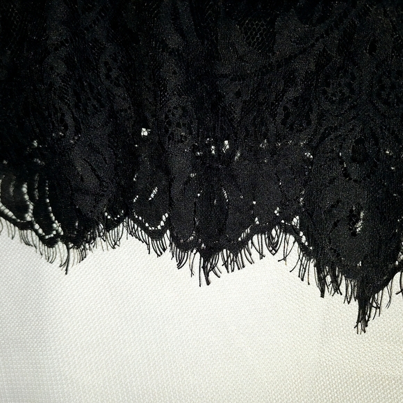 NAF NAF | Dresses | Naf Naf Paris Dark Croquette Girl In Lace Dark ...